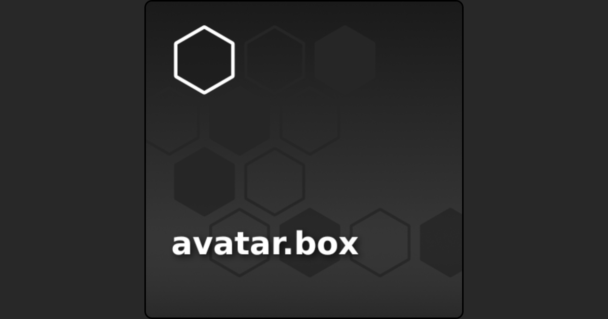 avatar.box - Profile | .box